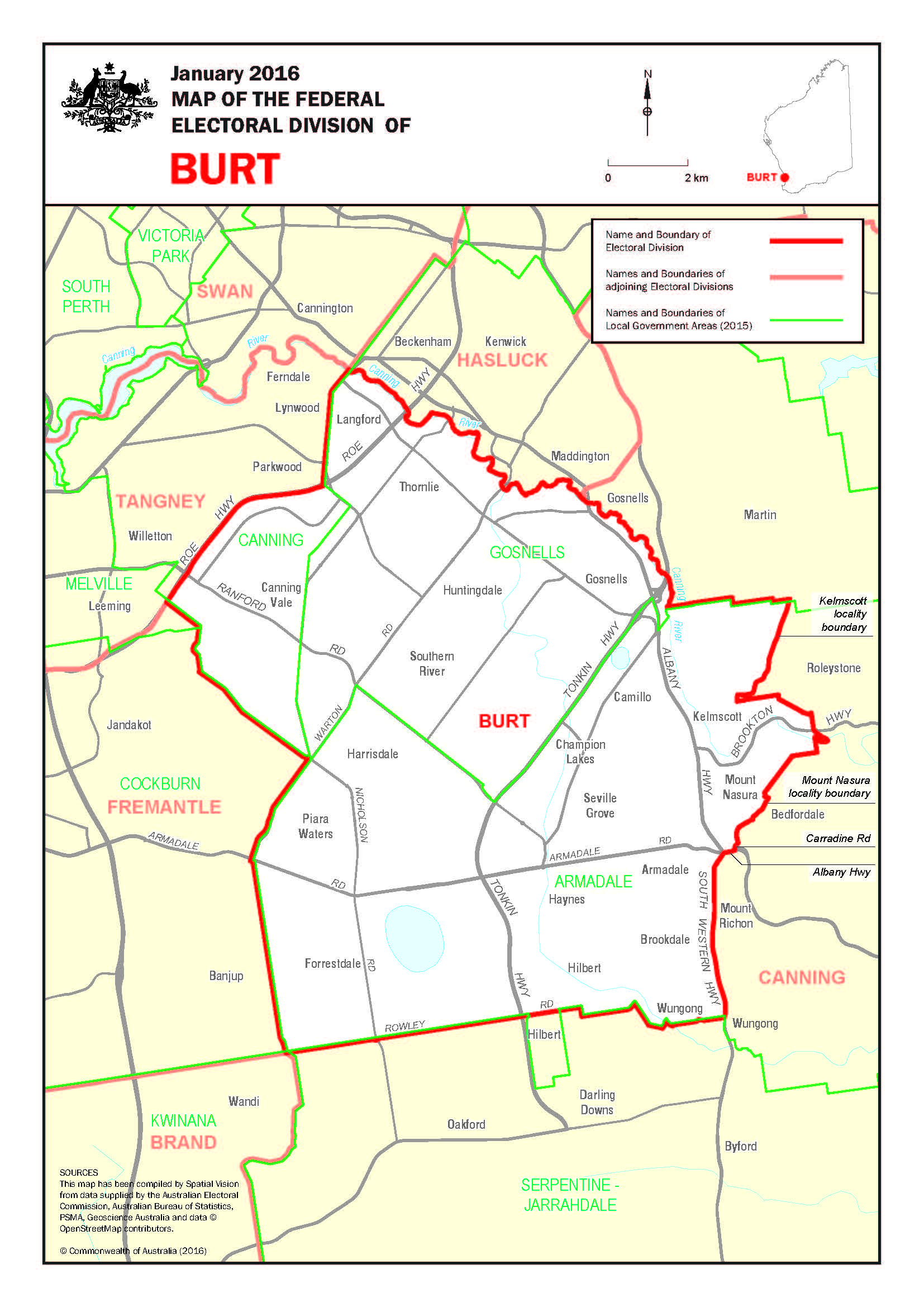 About the Burt electorate